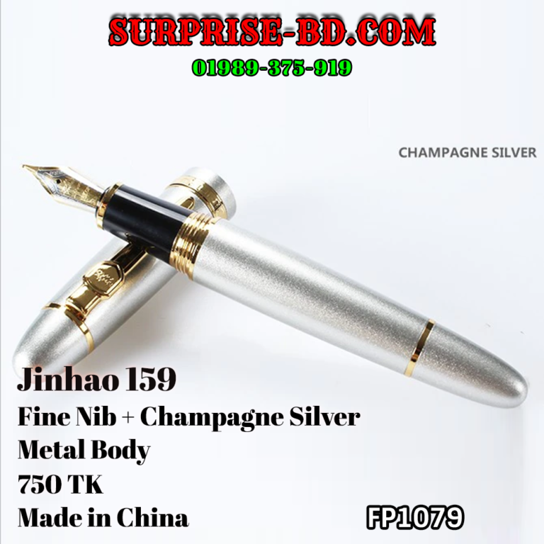 Jinhao 159 (Champagne Silver) - SURPRISE-BD.COM