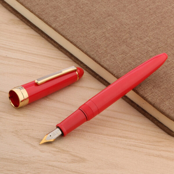 Jinhao 992 Fountian Pen (Gold Edition) Red [Bangladesh]