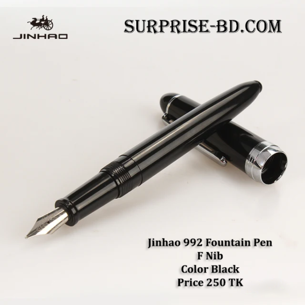 Jinhao 992 Fountain Pen (Black) - SURPRISE-BD.COM